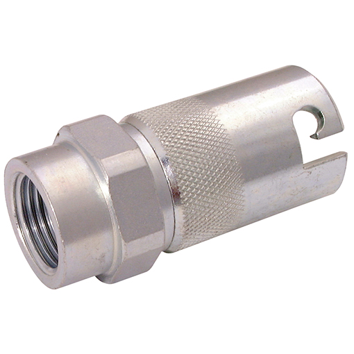 Female BSPP Steel Zinc Plated Instantair 1/2" Coupling PCL Air Technology