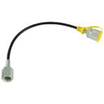 Spradow 1/4" BSPP Gauge, 400 Bar Microbore, Hydraulic Hoses Test Point