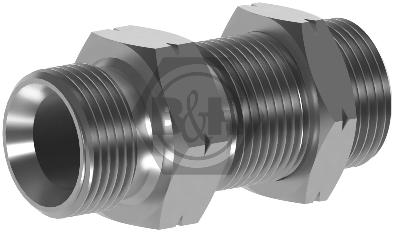 Male x Male Adaptors / METRIC male x METRIC male bulkhead WITH LOCKNUT ...